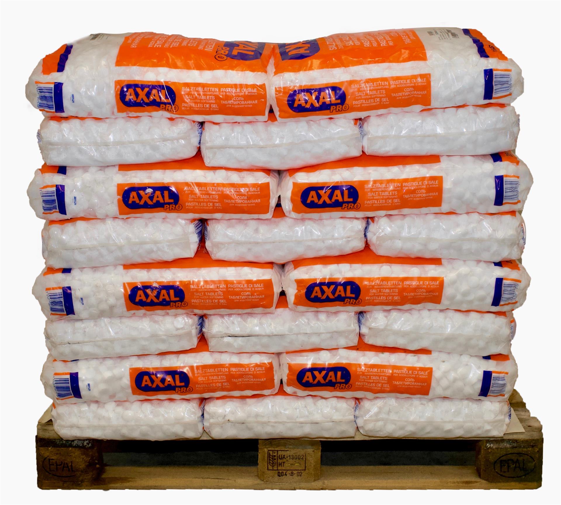 Axal 1000kg 40 x 25kg € 9,35 per zak | Frygon Zout